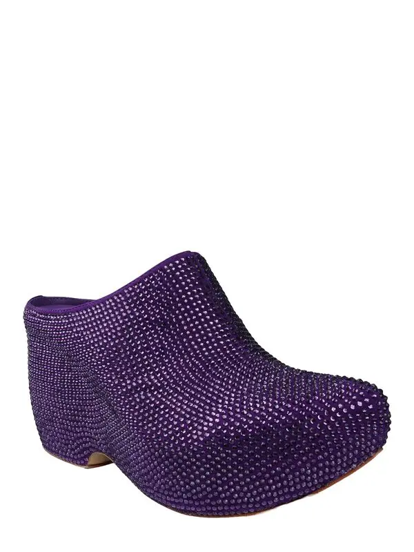 ZIGI Ziska Embellished Clog - Purple Suede