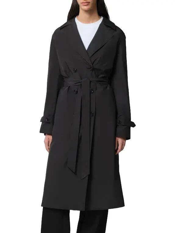 Soia & Kyo Blaire Water-repellent Trench Coat - Black