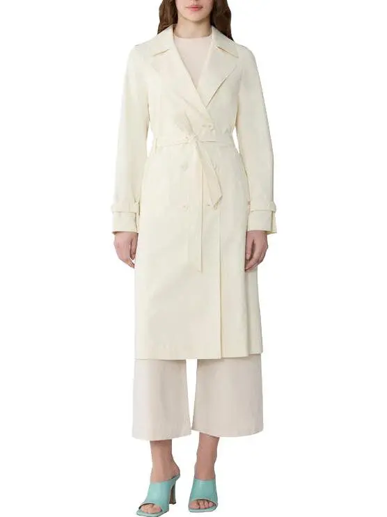 Soia & Kyo Blaire Water-repellent Trench Coat - Sidewalk Chalk