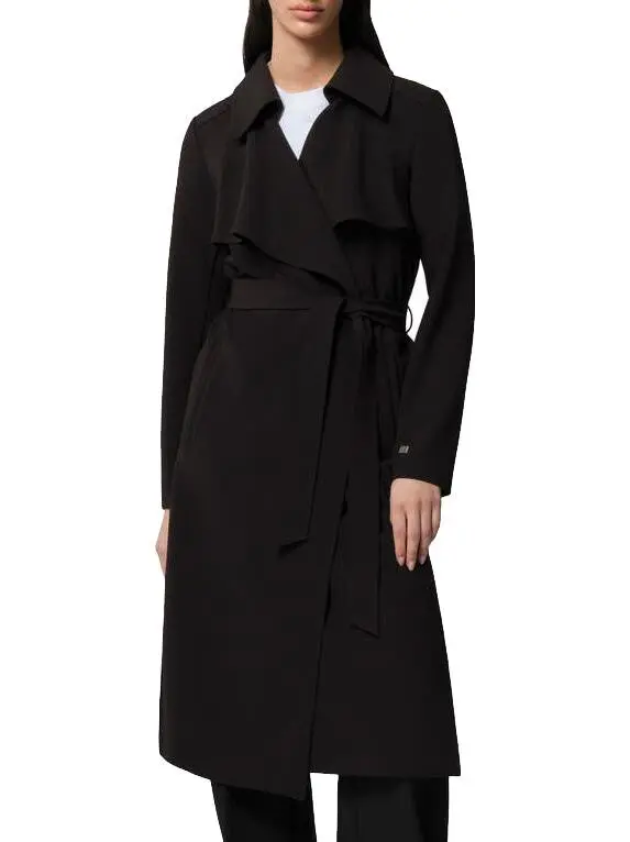 Soia & Kyo Dimitra Trench Coat - Black