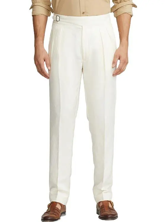 Ralph Lauren Gregory Flat-front Trousers - Classic Cream
