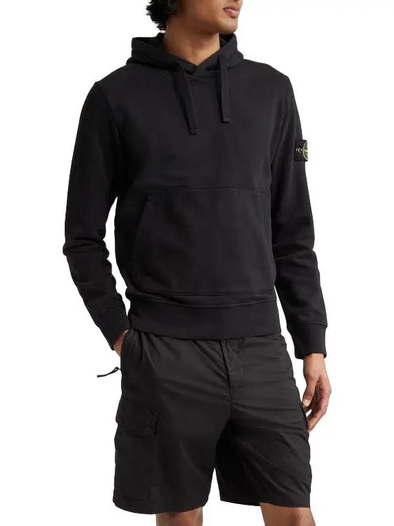 Stone Island Felpa Pullover Hoodie - Black