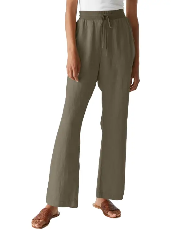 Michael Stars Nolan Linen Drawstring Pants - Camo