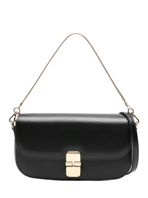 A.p.c. Grace Chaine Clutch - Black