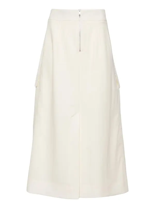 Studio Nicholson Tyrell Cotton-blend Skirt - Neutrals