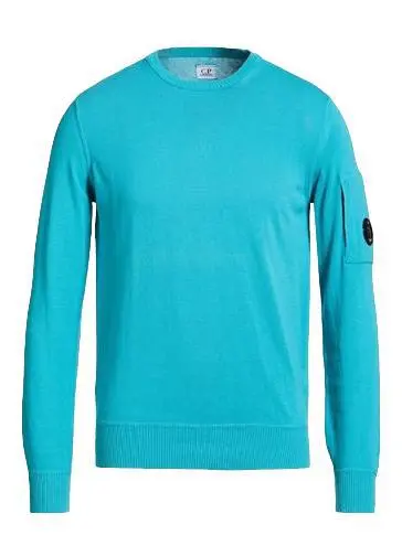 C.P. COMPANY Cotton Sweater - Turquoise