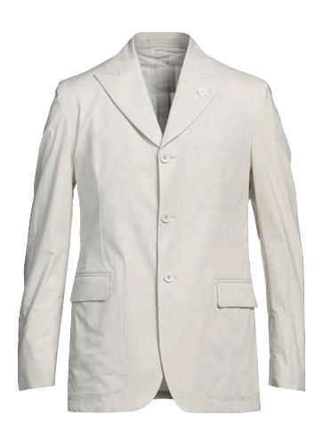 LARDINI Single-breasted Blazer - Cream