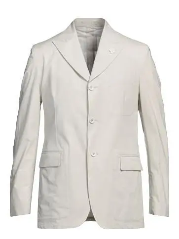 LARDINI Single-breasted Blazer - White