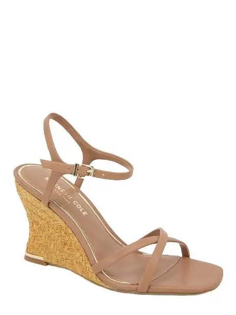 KENNETH COLE Freya Wedge Sandal - Classic Tan