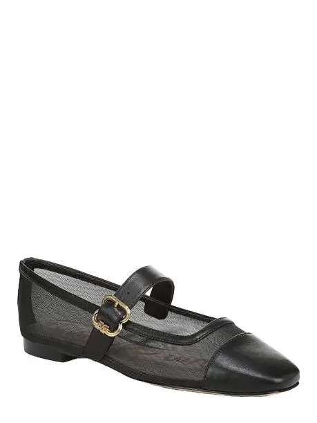 Sam Edelman Miranda Mary Jane Flat - Black