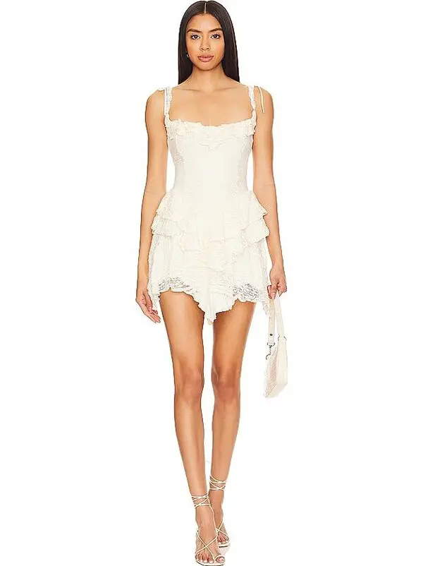 Majorelle Ann Mini Dress - Ivory