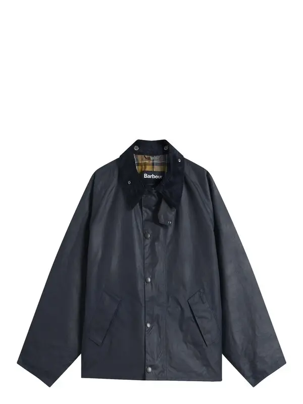 Barbour Transport Wax Jacket - Navy