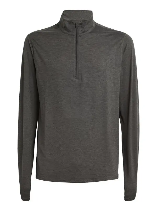 Vuori Ease Performance 2.0 Half-zip Sweatshirt - Grey