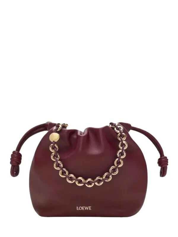 Loewe Flamenco Mini Purse Bag - Dark Burgundy
