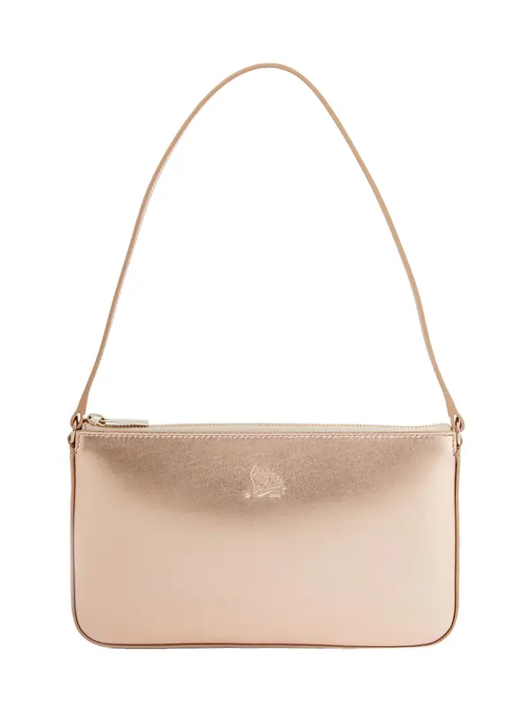 CHRISTIAN LOUBOUTIN Loubila Leather Shoulder Bag - Metallic