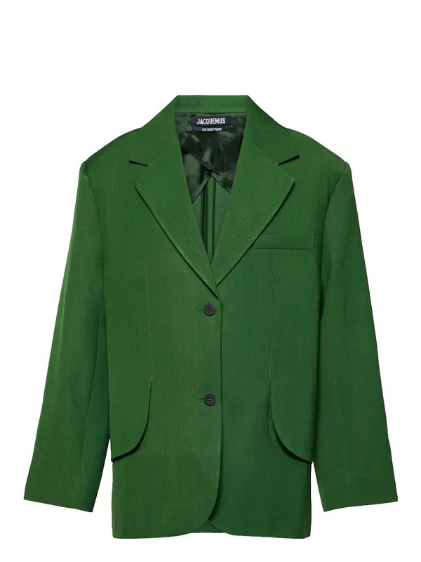 Jacquemus La Veste Titolo Oversized Blazer - Green