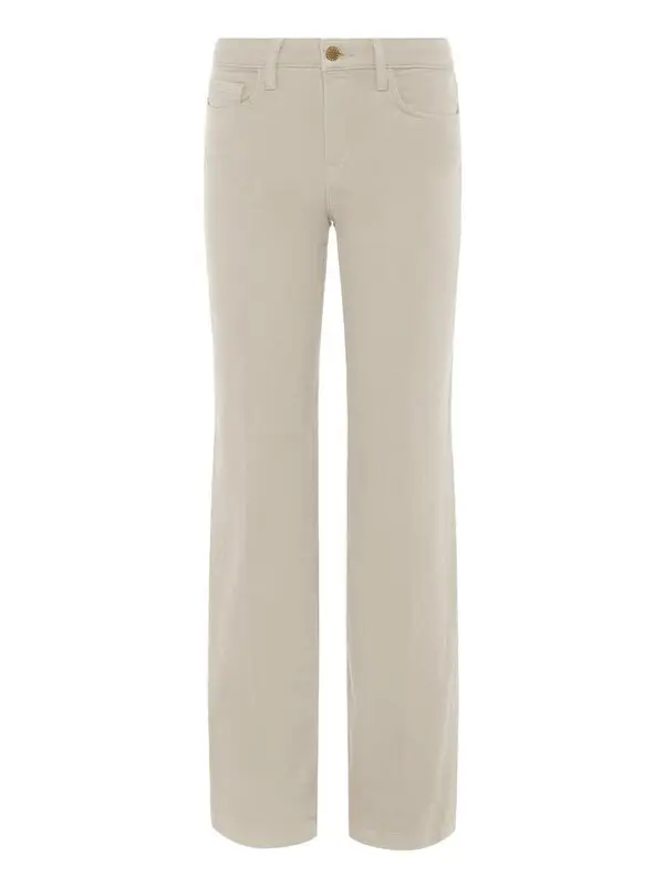 L'Agence Scottie High-rise Wide-leg Jeans - Biscuit