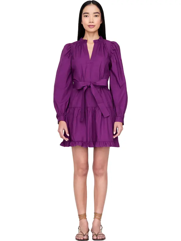 MARIE OLIVER Nella Dress - Plum Purple