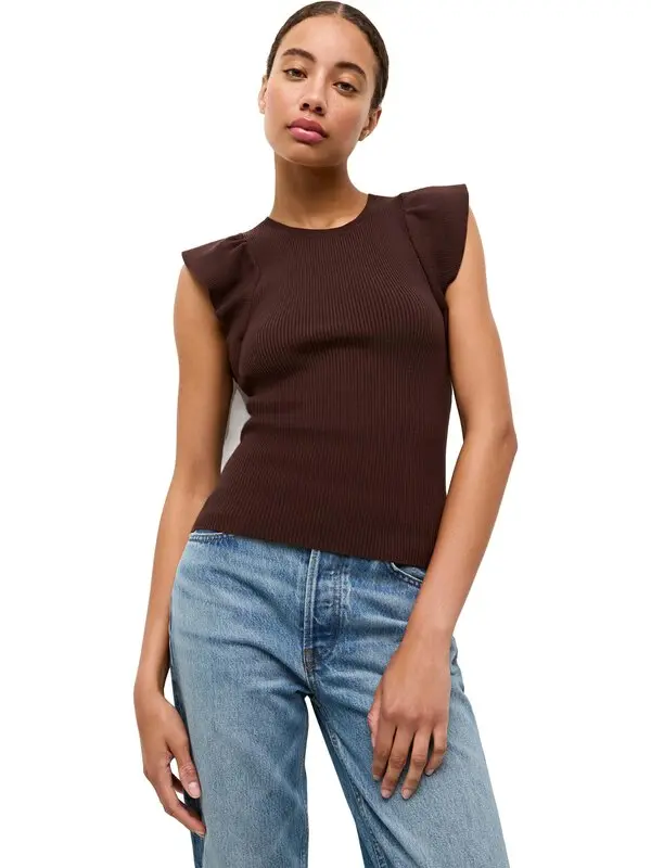 MARIE OLIVER Rory Knit Top - Java
