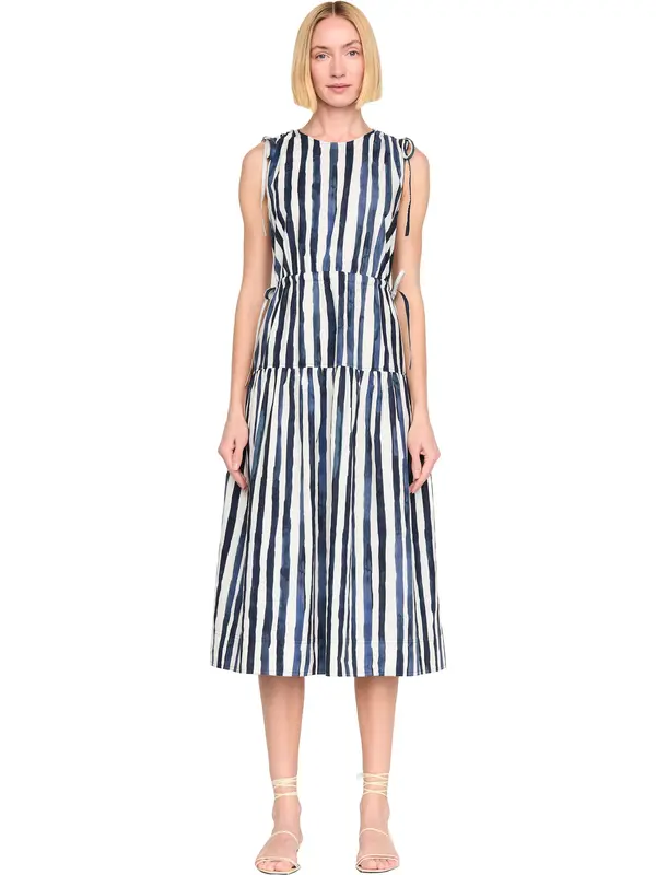MARIE OLIVER Elenora Striped Dress - Blazer