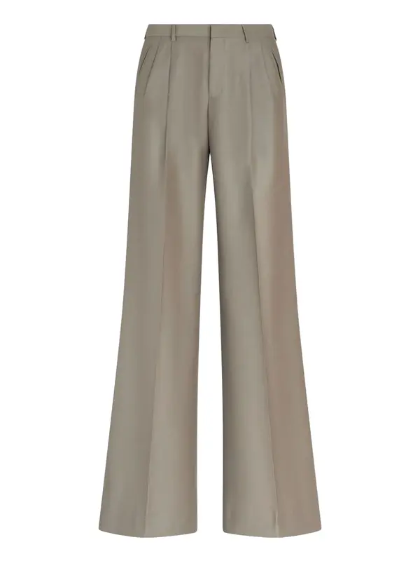 Etro Wool Tailored Trousers - Neutrals