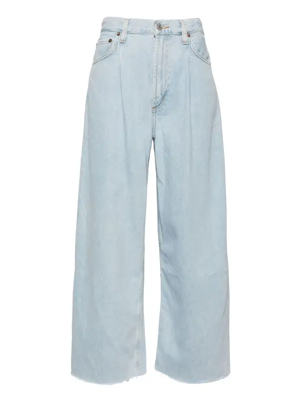 AGOLDE Dagna Cropped Jeans - Blue