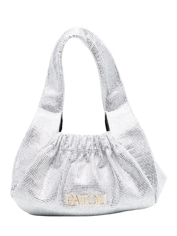 PATOU Le Biscuit Embellished Bag - Silver