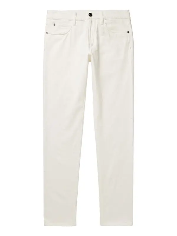 Loro Piana New York Slim-fit Jeans - White