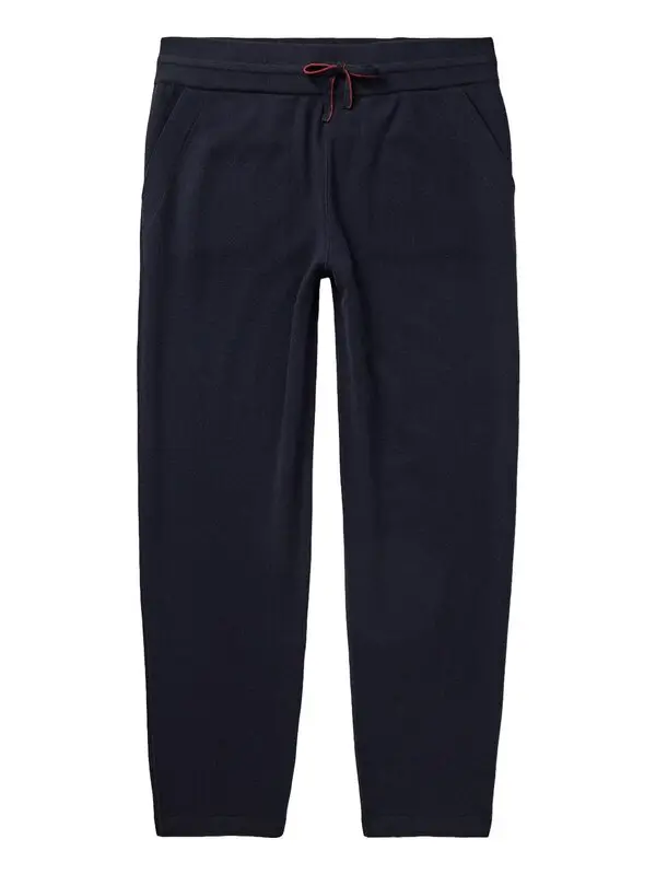 Loro Piana Tapered Baby Cashmere Sweatpants - Blue