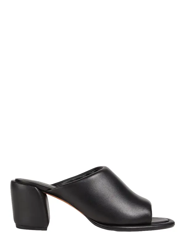 3.1 Phillip Lim Padded Leather Mules - Black