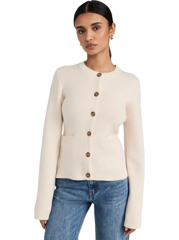Jenni Kayne Cooper Cardigan - Warm Ivory