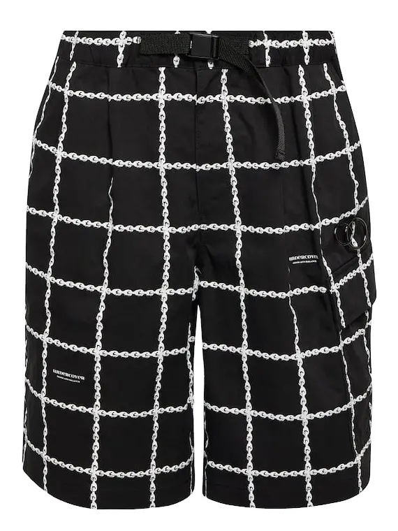 UNDERCOVERISM Printed Technical Cargo Shorts - Black