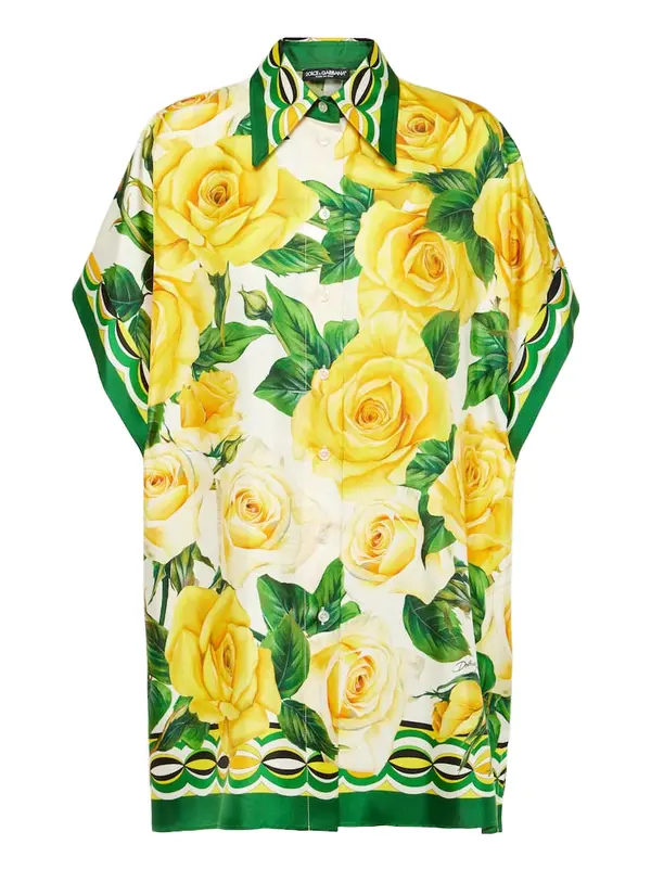 Dolce & Gabbana Floral Silk Blouse - Multicoloured