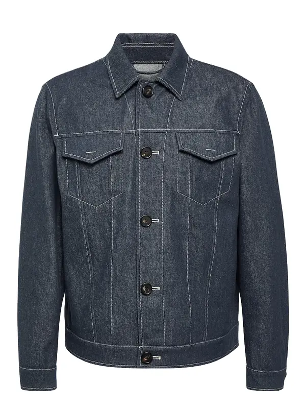 Loro Piana Neive Denim Jacket - Blue