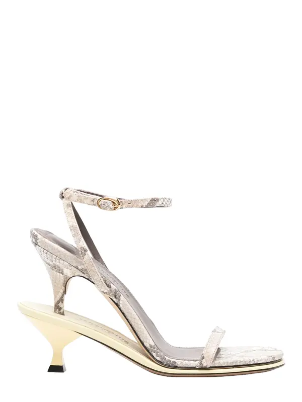 Jacquemus Les Doubles 120mm Sandals - Neutrals