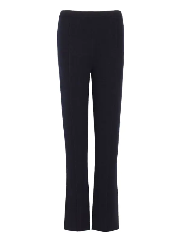 BARRIE X Sofia Coppola Cropped Knitted Leggings - Blue