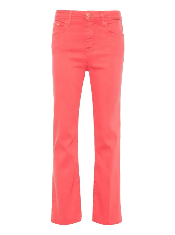 Jacob Cohen Kate High-rise Straight-leg Jeans - Pink