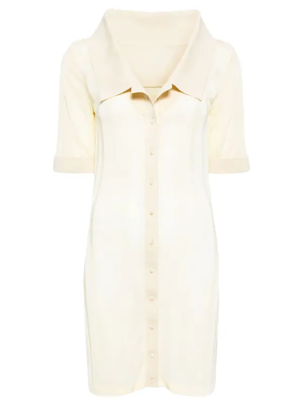 Jacquemus La Mini Robe Manta Dress - Yellow