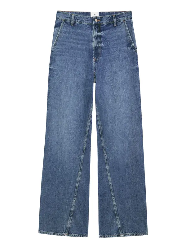 ANINE BING Briley Straight-leg Jeans - Blue