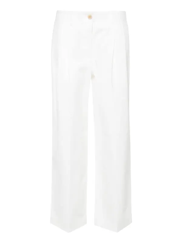 TOTEME Straight-leg Trousers - White