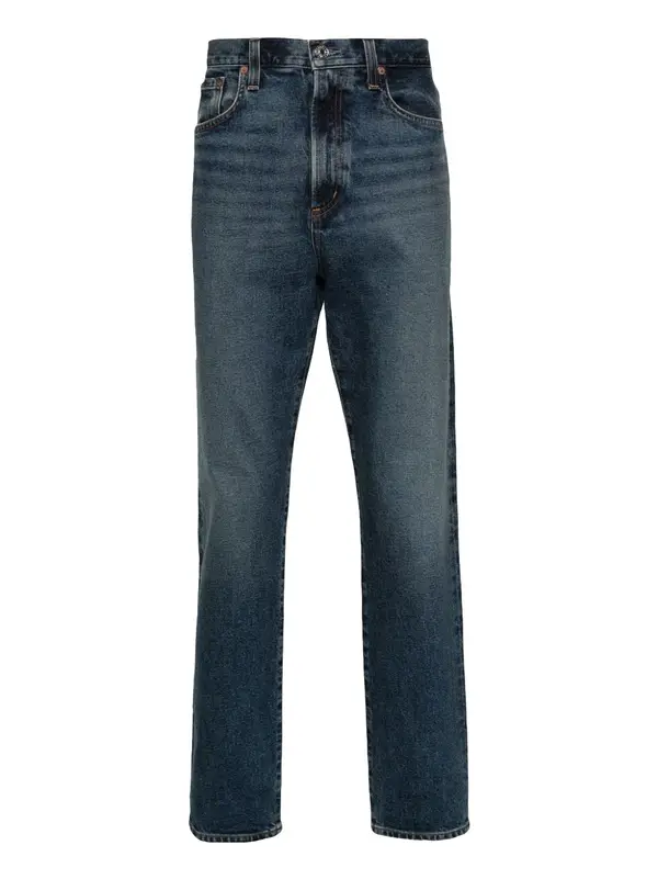 AGOLDE Five-pocket Tapered Jeans - Blue
