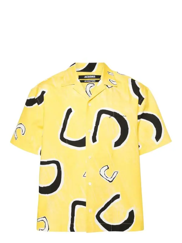 Jacquemus La Chemise Jean Cotton Shirt - Yellow