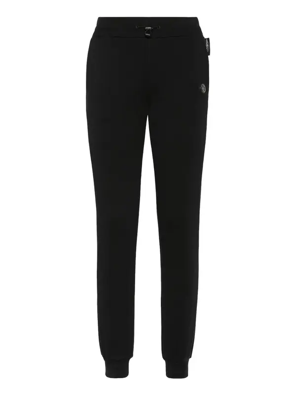 PLEIN SPORT Logo-embroidered Track Pants - Black