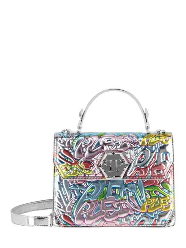 Philipp Plein Superheroine Tote Bag - Silver