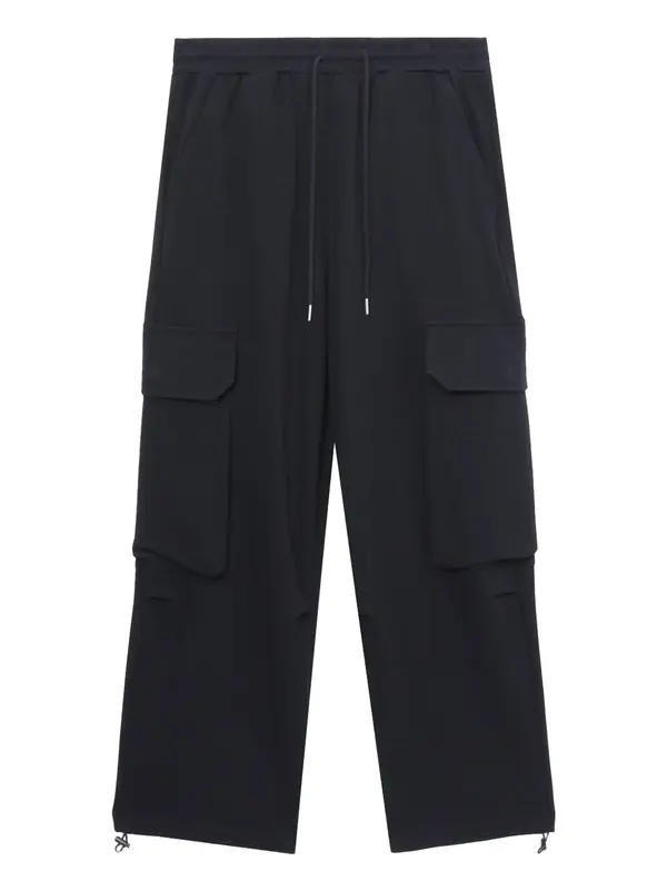 FIVE CM Elasticated Waist Cargo Trousers - Black