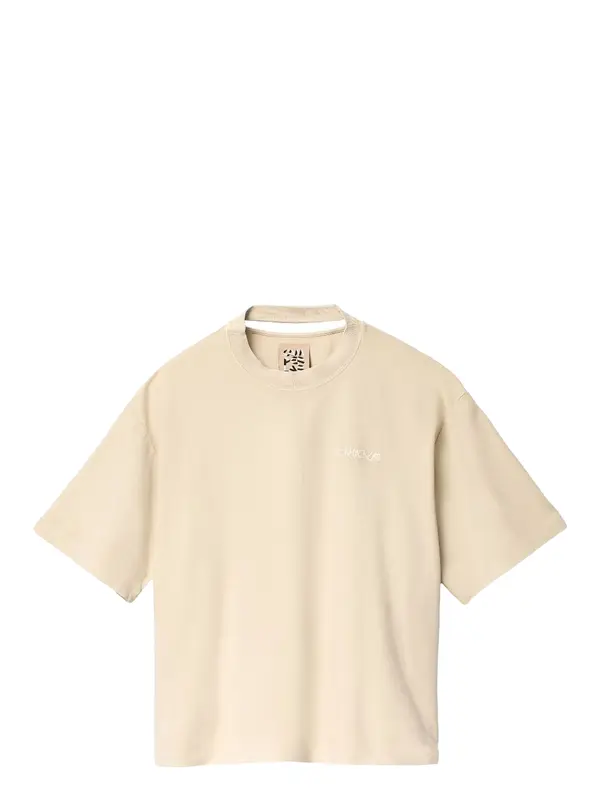 Camper Logo-embroidered T-shirt - Neutrals