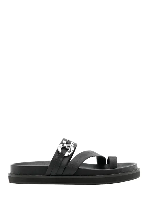 Senso Nikita Leather Sandals - Black