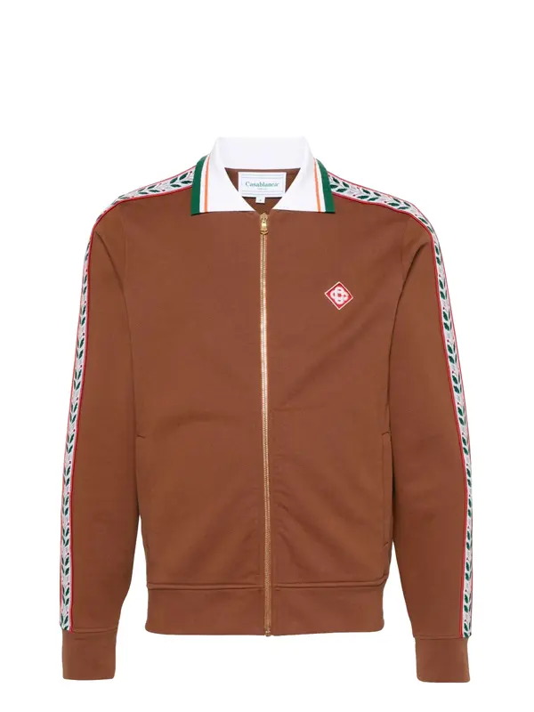 Casablanca Laurel Track Jacket - Brown