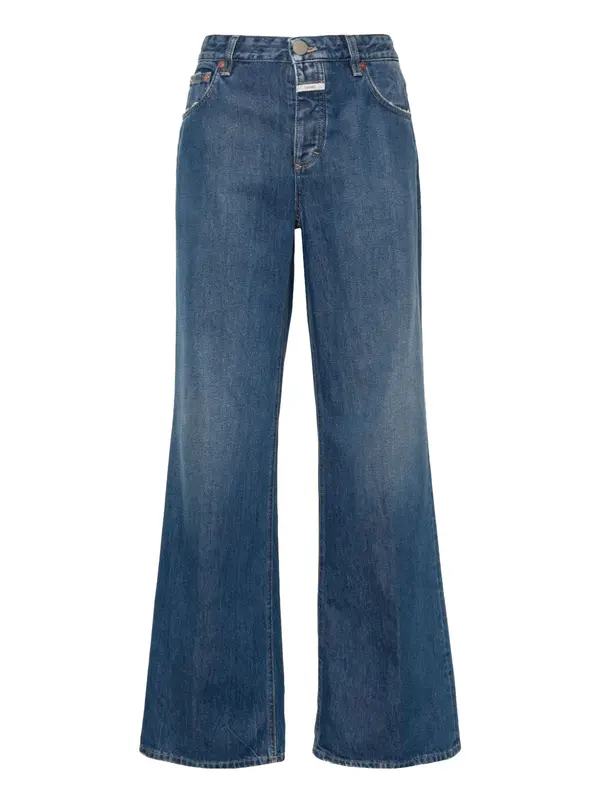 Closed Gillan Low-rise Flared Jeans - Blue