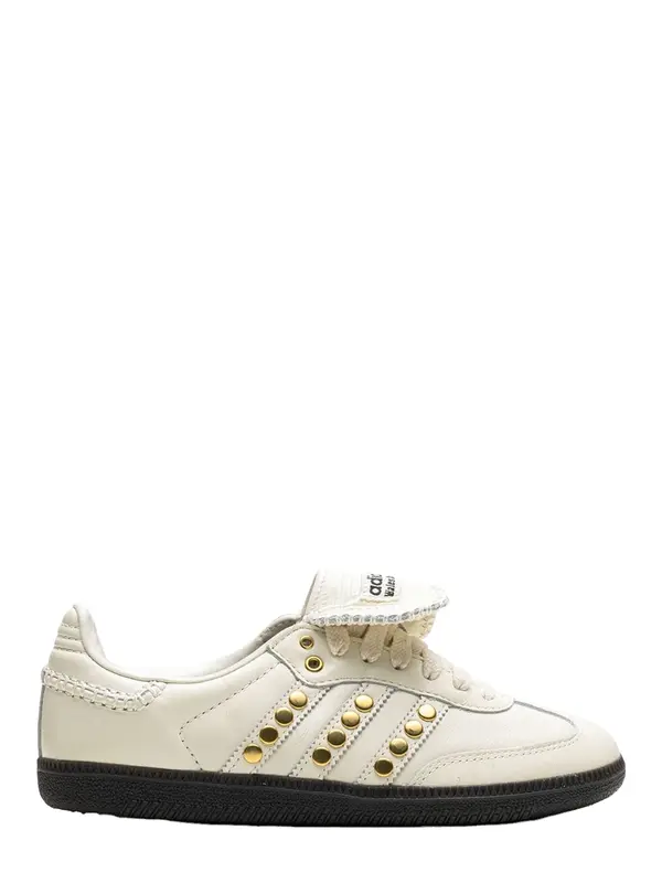 Adidas X Wales Bonner Samba Studded Sneakers - Neutrals